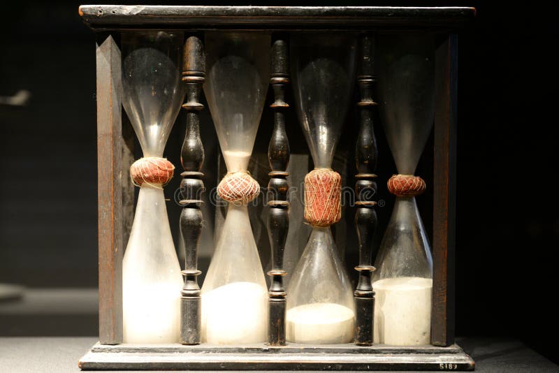 Ancient Time Machine Sandglass Stock Photo - Image of watch, machine ...