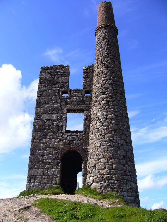 Ancient tin mine stock photo. Image of british, space - 7491034