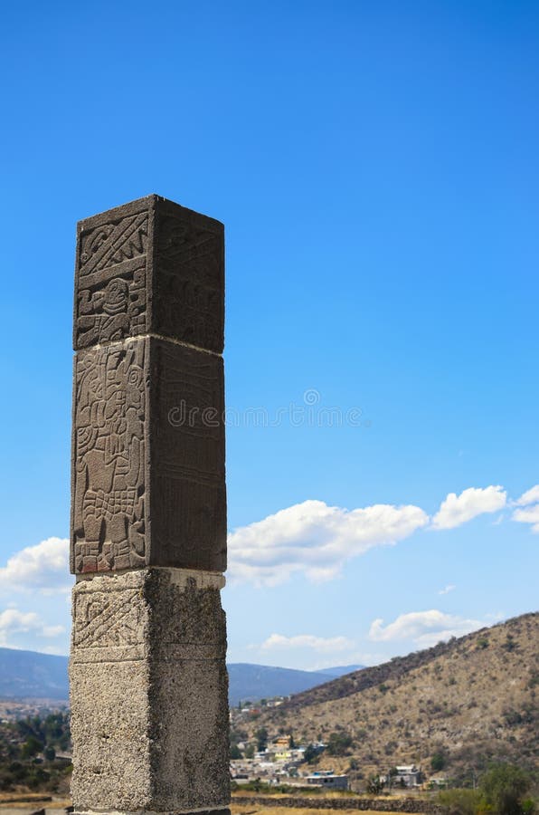 Atlantean Figure and Ancient Columns at the Archaeological Sight in ...