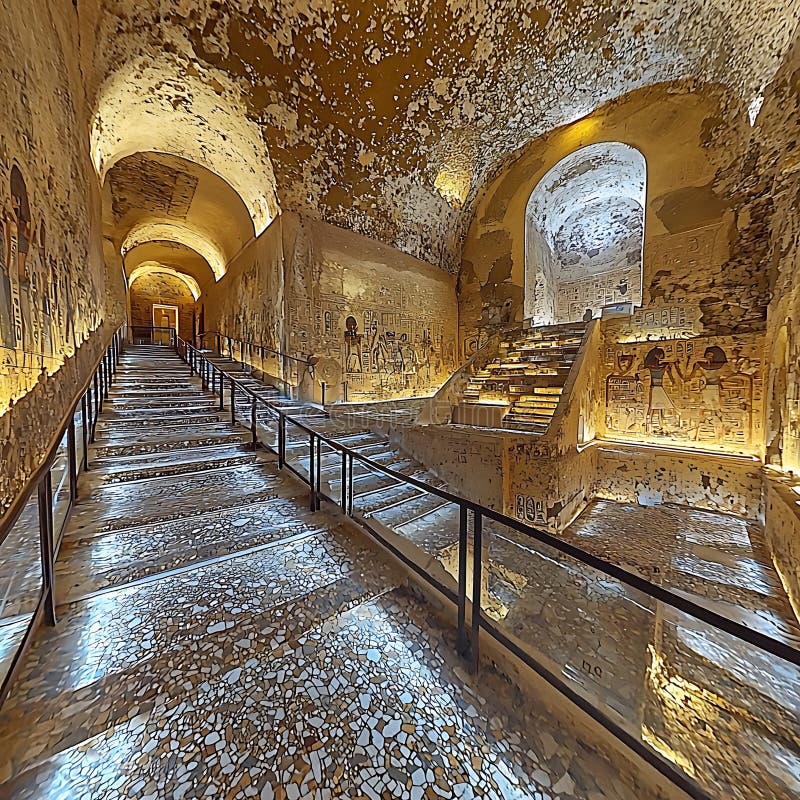 Ancient Tomb Chamber Steps into the Past Stock Photo - Image of travel ...