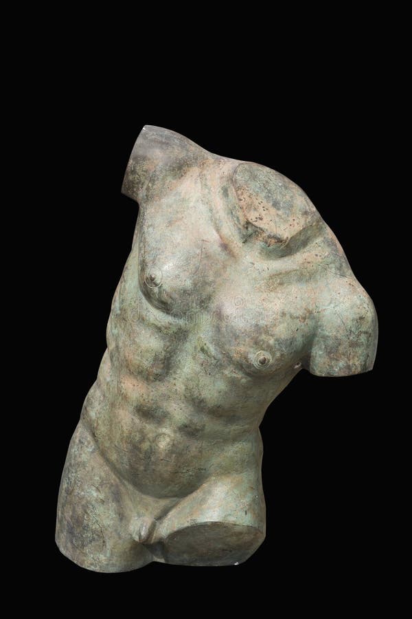 Ancient Torso Made of Bronze Stock Image - Image of sculpture, classic ...