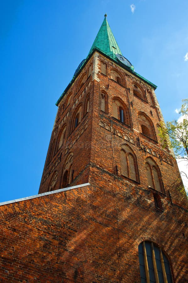 Ancient tower stock image. Image of church, clock, capital - 24898581