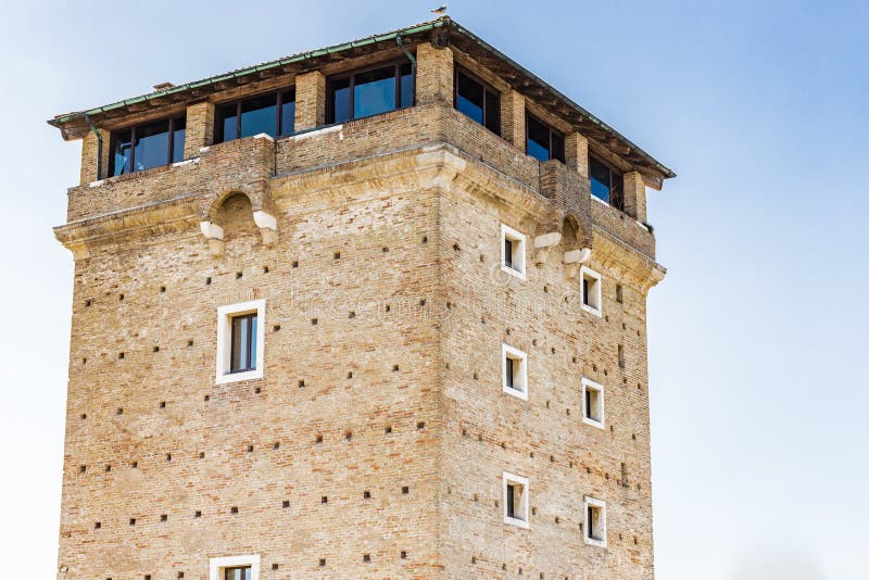 Ancient tower stock image. Image of bricks, port, tower - 82016269