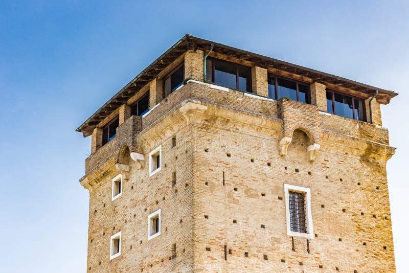 Ancient tower stock image. Image of mooring, cervia, emilia - 82016333