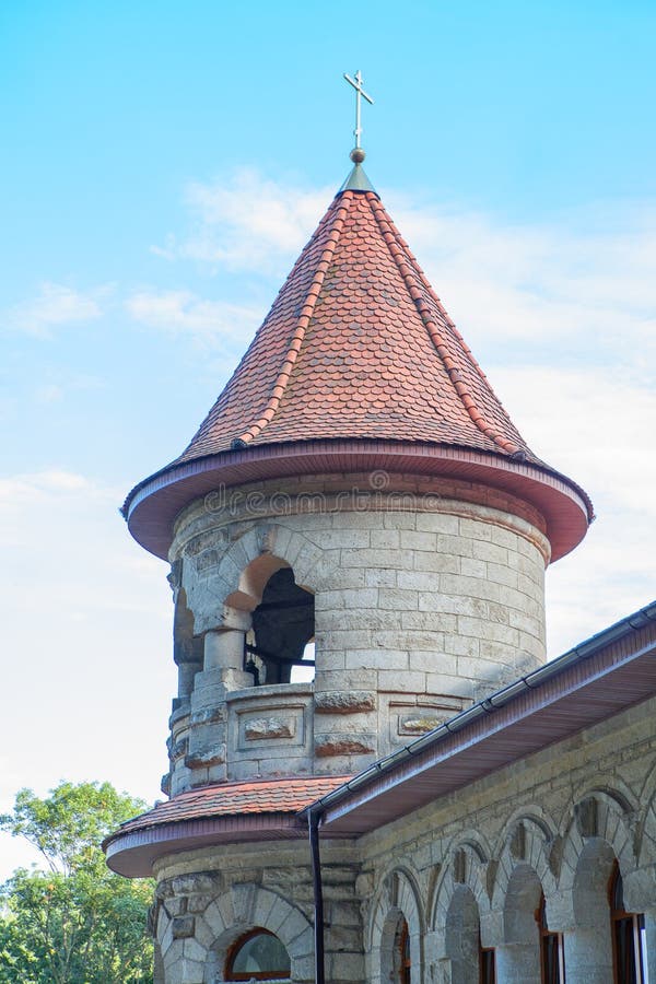 Ancient Tower Architecture Elements Stock Image - Image of steeple ...
