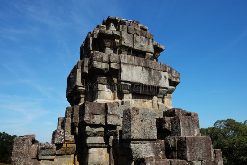 The Ancient Tower, Consisting of Stone Blocks. Ancient Stone Buildings ...
