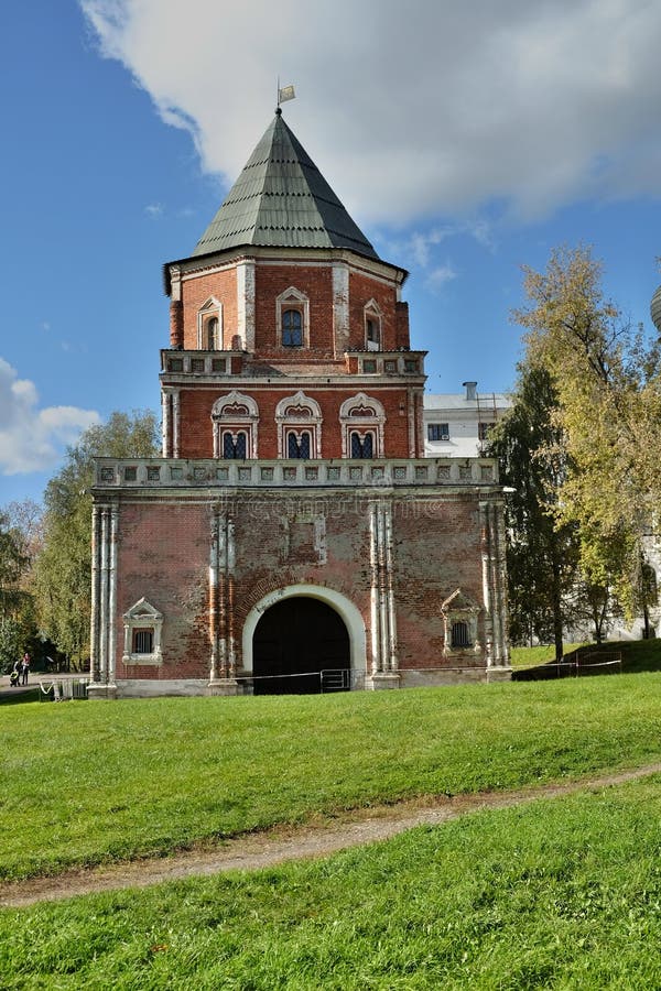 An ancient tower editorial stock photo. Image of izmailovo - 79632838