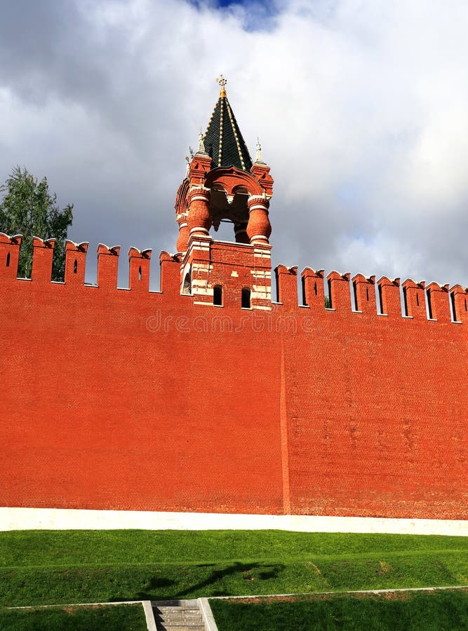 Ancient Tower of Moscow Kremlin Stock Photo - Image of cathedrals, holy ...