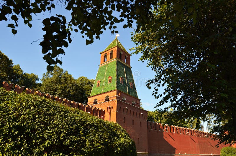 Ancient Tower of Moscow Kremlin. Stock Image Stock Image - Image of ...