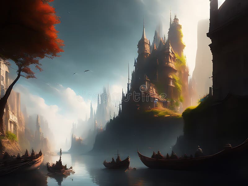 Ancient tower stock illustration. Illustration of sunlight - 278340130