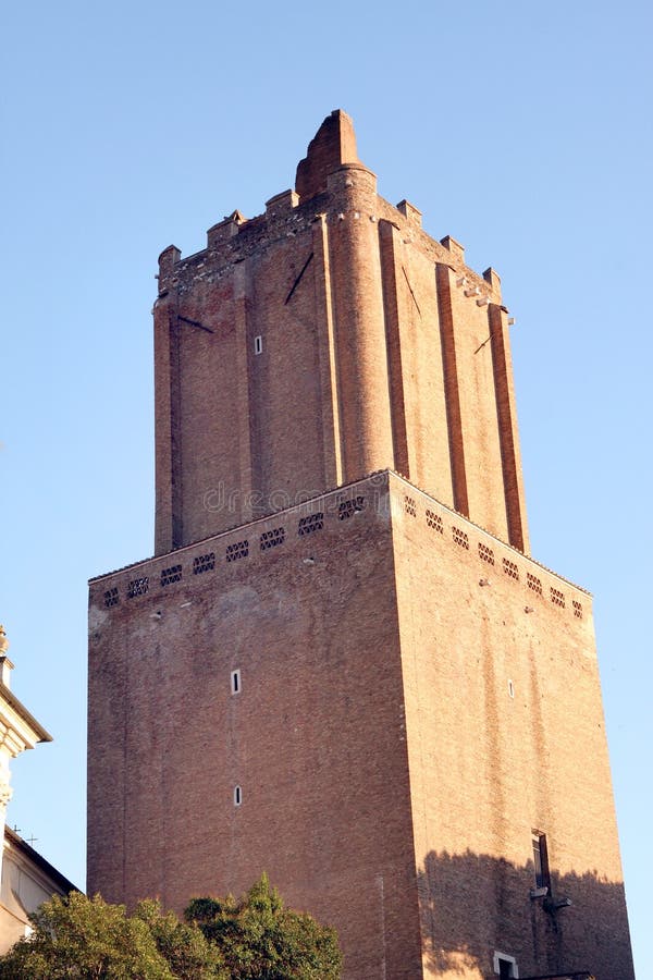 Ancient tower Rome Italy stock image. Image of roman - 54284303