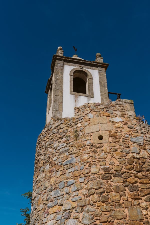 Ancient Tower on a Sunny Day in Marialva, Portugal Stock Image - Image ...