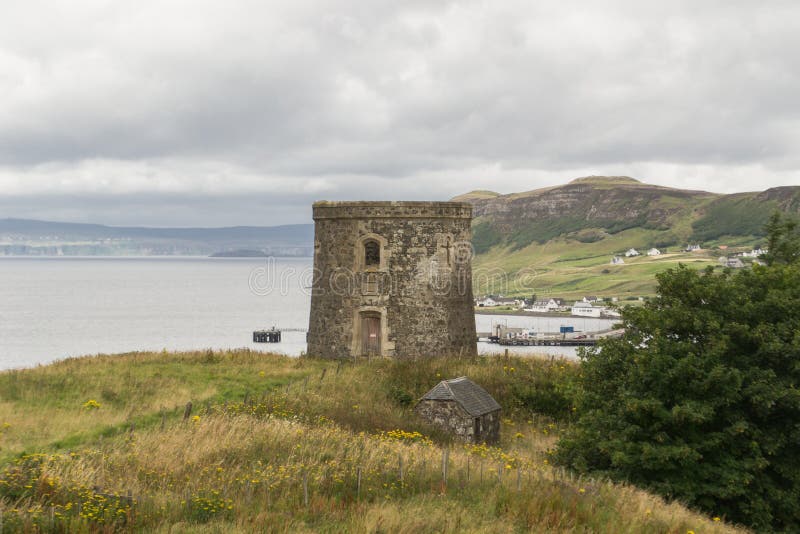 Uig Tower Isle Of Skye, Scotland. Stock Photo - Image of gall, region ...