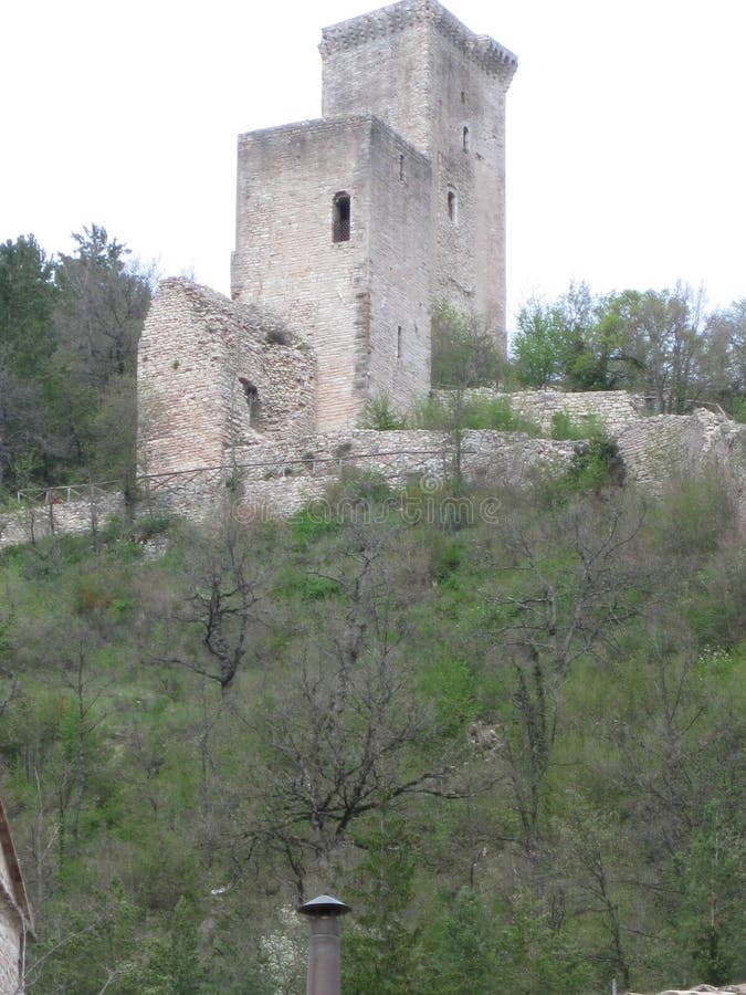 Ancient towers stock image. Image of history, tourism - 294594309