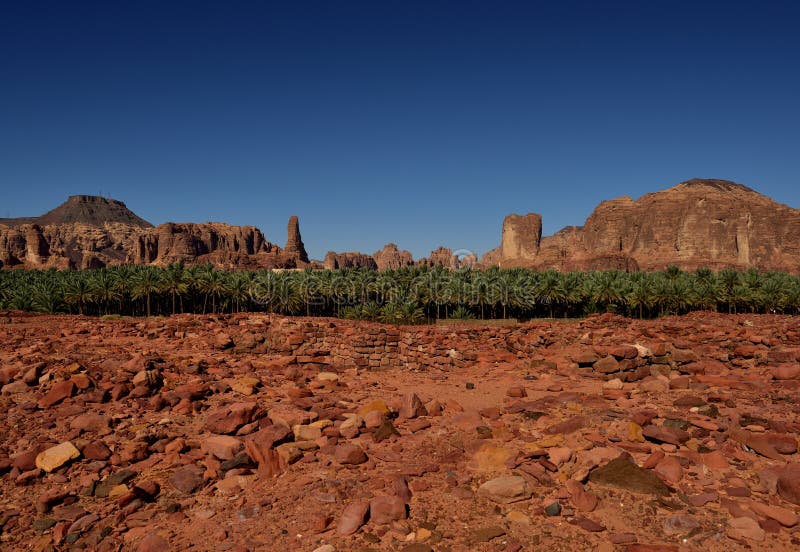 The Ancient Town Dadan Near Al Ula in Saudi Arabia Stock Photo - Image ...
