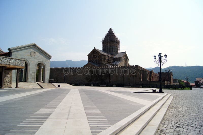 Ancient Mtskheta stock image. Image of citadel, architecture - 21041929
