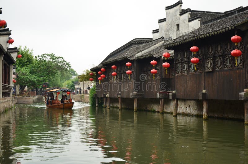 The Ancient Town of Nanxun,Huzhou,Zhejiang,China Stock Image - Image of ...