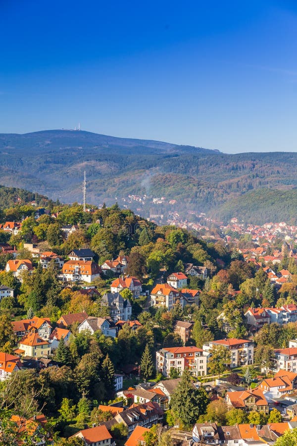 Ancient Town Wernigerode stock photo. Image of panorama - 45995730
