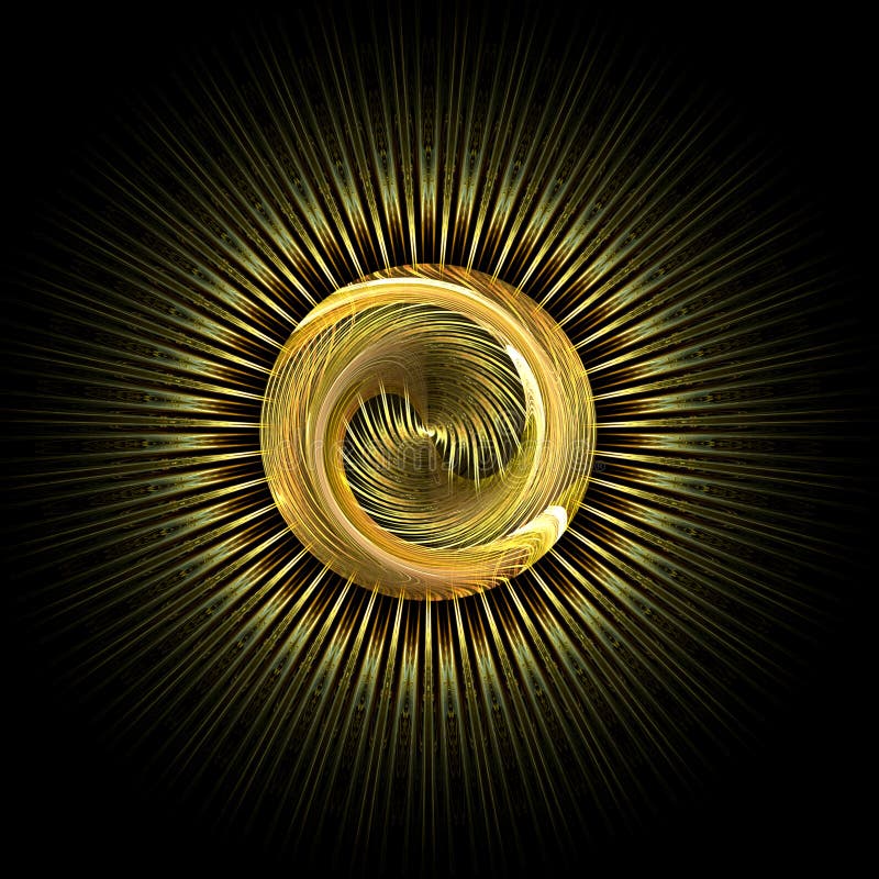 Ancient treasure artifact stock illustration. Illustration of fractal ...