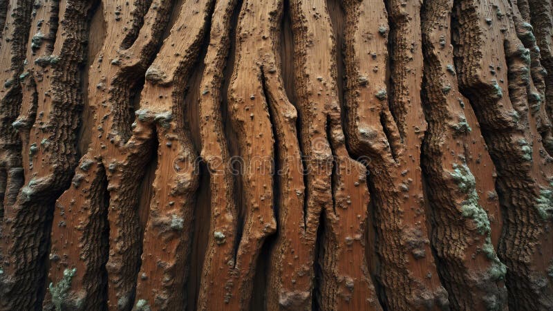 Ancient Tree Trunk Texture, Rough Bark, Knots, High Quality Image Stock ...