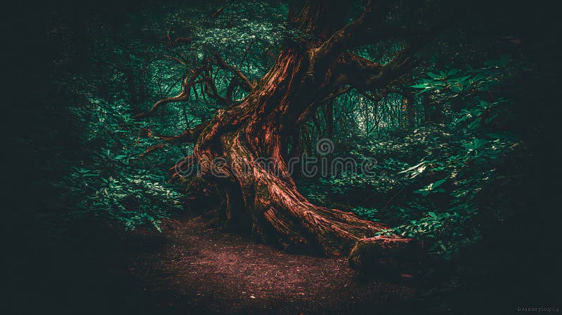 Ancient Twisted Tree Stock Illustrations – 2,659 Ancient Twisted Tree ...