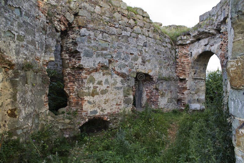 Ancient Ukrainian castle stock image. Image of showplace - 48306779