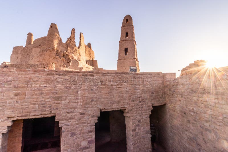 Ancient Umar (Omar) Mosque and Marid Castle in Dumat Al Jandal, Saudi ...