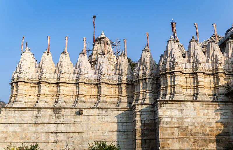 Ancient Unique Temple Architecture with Bright Blue Sky at Day from ...