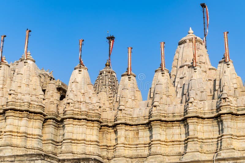 Ancient Unique Temple Architecture with Bright Blue Sky at Day from ...