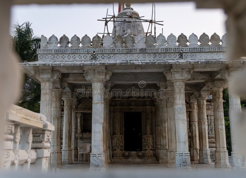 Ancient Unique Temple Architecture Restoration with Bright Sky at Day ...