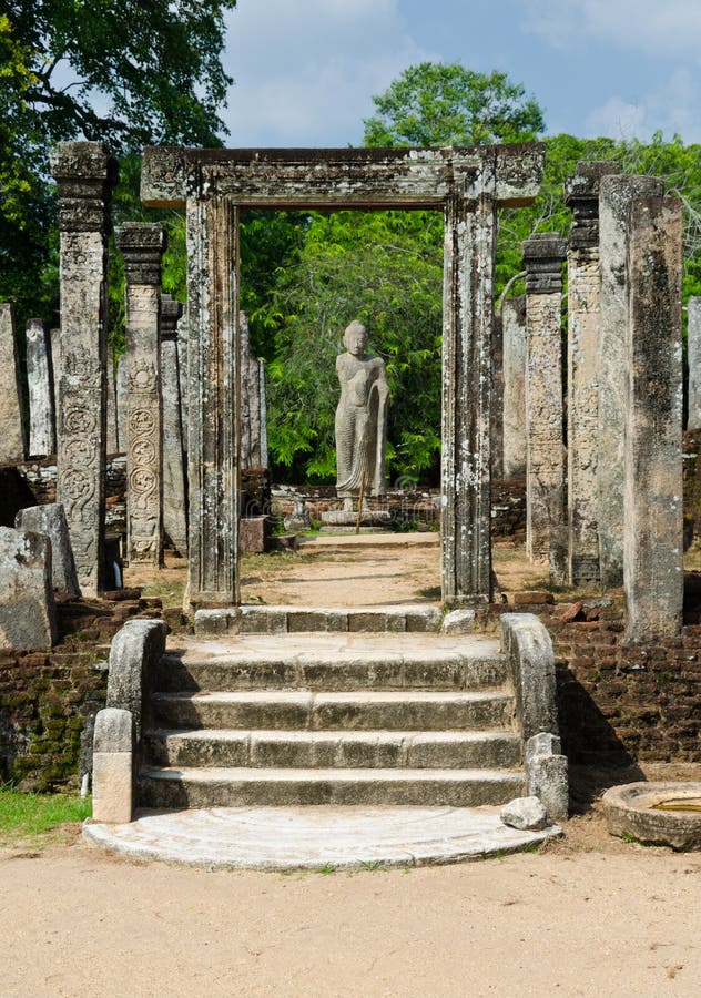 Ancient Vatadage stock photo. Image of polonnaruwa, spiritual - 24429694