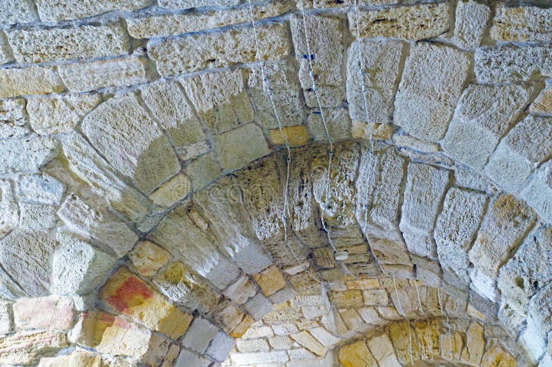 Ancient Vaulted Hall of Old Fortress Stock Photo - Image of dungeon ...