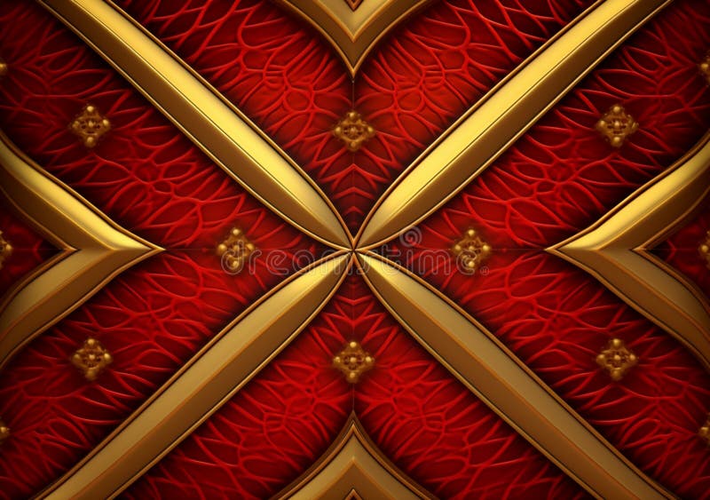 Ancient Vintage Pattern with Pattern Dark and Gold Generative a Stock ...