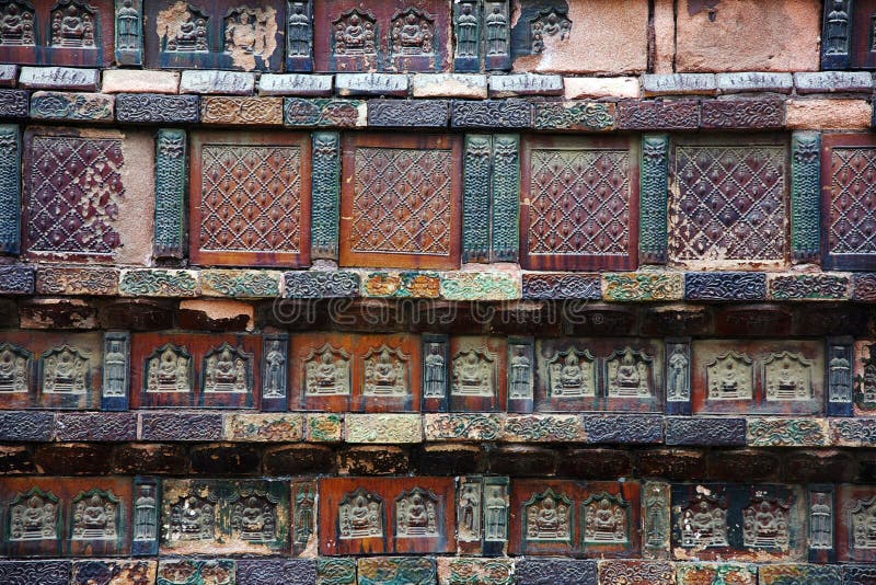 Ancient wall stock photo. Image of rock, clay, cement - 10399462