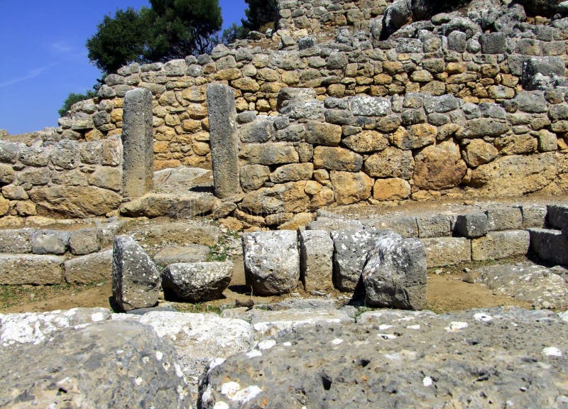 Lato, Ancient City in Crete Stock Image - Image of lato, horizontal ...