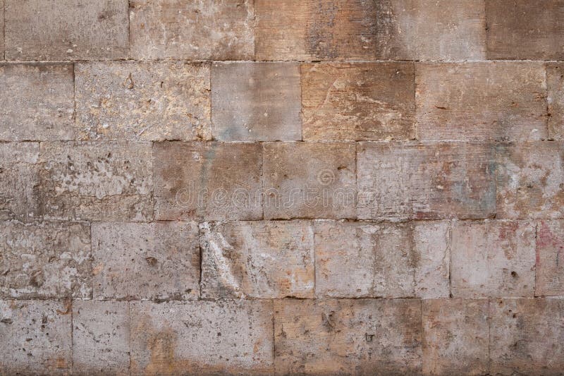 Ancient Wall Made of Stone Blocks Stock Image - Image of blocks ...