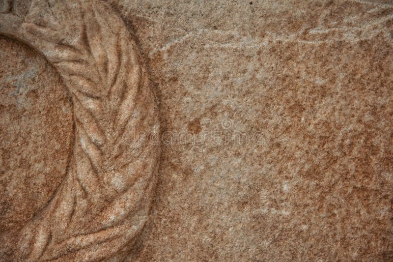 Ancient Wall Texture Background with Architectural Relief Ornament ...