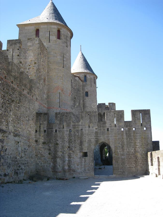 Ancient walls of a castle stock image. Image of wall - 294718817