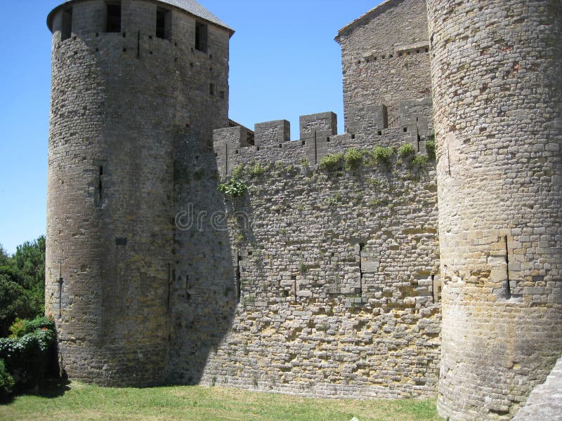 Ancient walls of a castle stock photo. Image of wall - 294718836