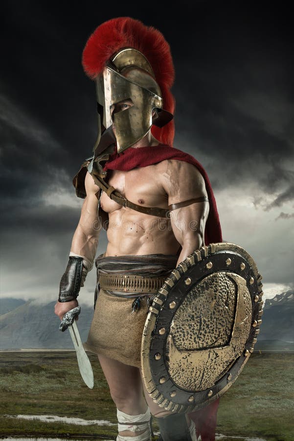 Ancient Soldier or Gladiator Stock Image - Image of muscular, conquest ...