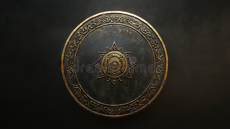 Ancient Warrior Shield, Ancient Warrior Shield with Celtic Knot Pattern ...