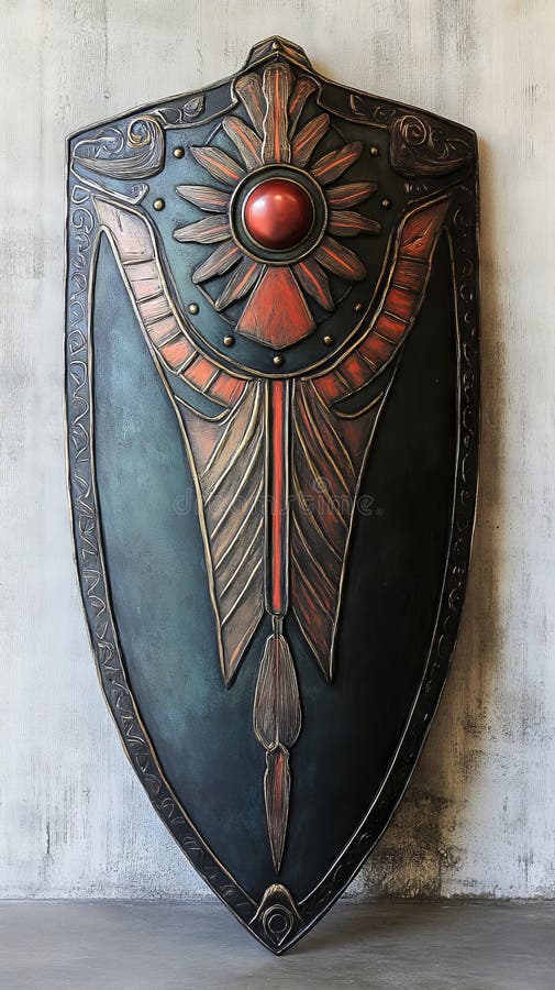 Ancient Warrior Shield, Ancient Warrior Shield with Celtic Knot Pattern ...