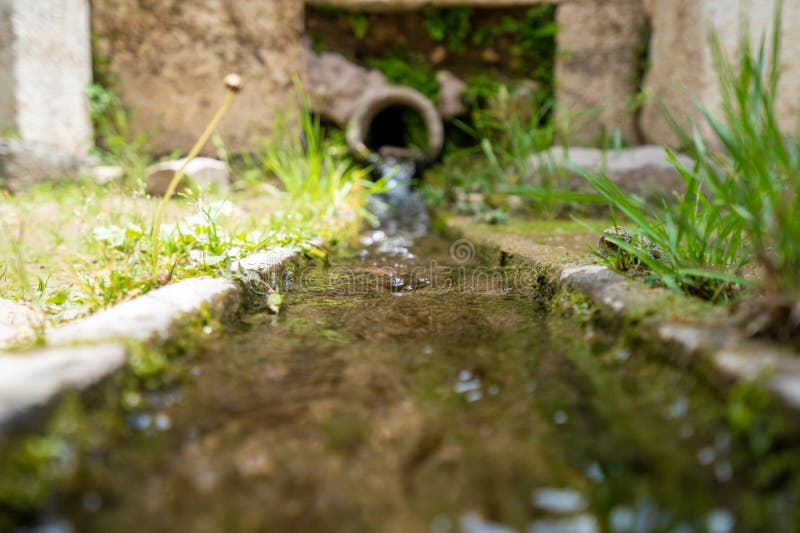 Ancient Water System Has Located Agora of Smyrna in Izmir. Stock Photo ...