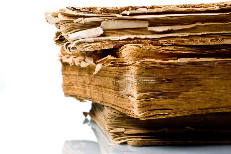 Ancient Weathered Paper Book Stock Photo - Image of paper, literature ...