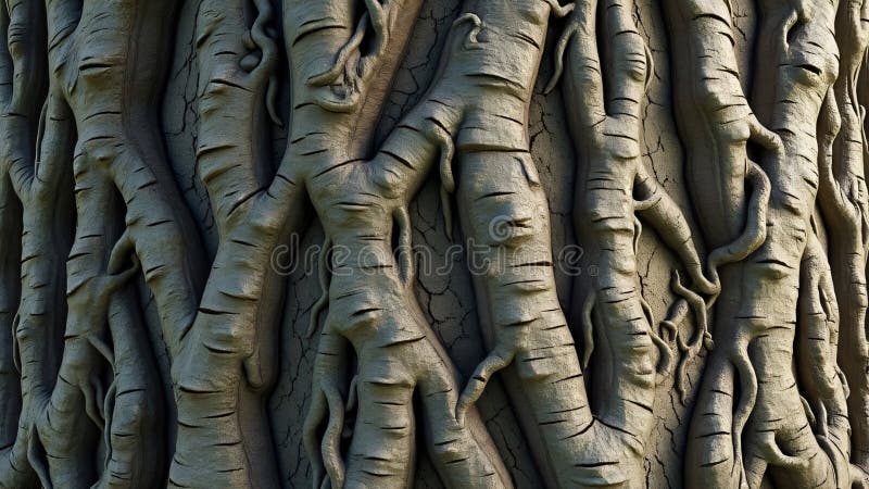 Ancient Weathered Tree Trunk Texture, Deeply High Quality Image Stock ...