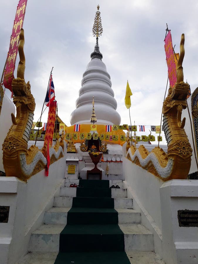 Ancient white pagoda stock image. Image of historic - 136088867