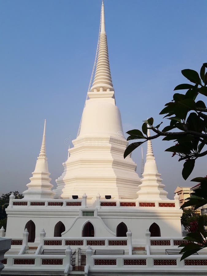 Ancient white pagoda stock photo. Image of historic - 136471044