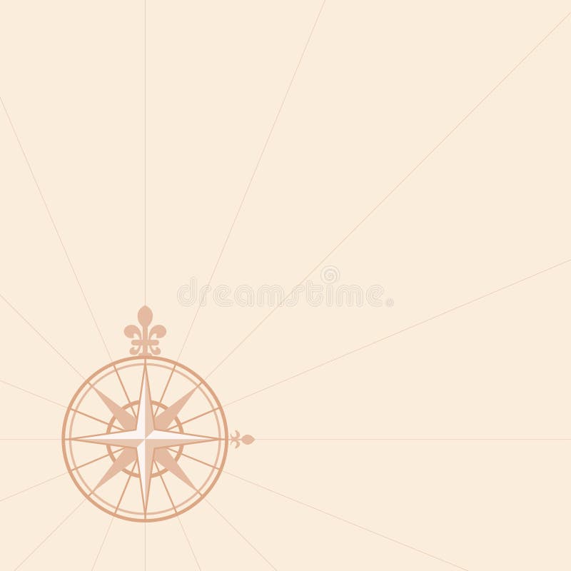 Ancient Wind Rose Vector Illustration Stock Vector - Illustration of ...