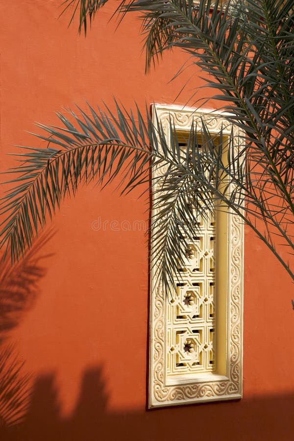 Ancient Window with Decorative Grid Stock Photo - Image of element ...