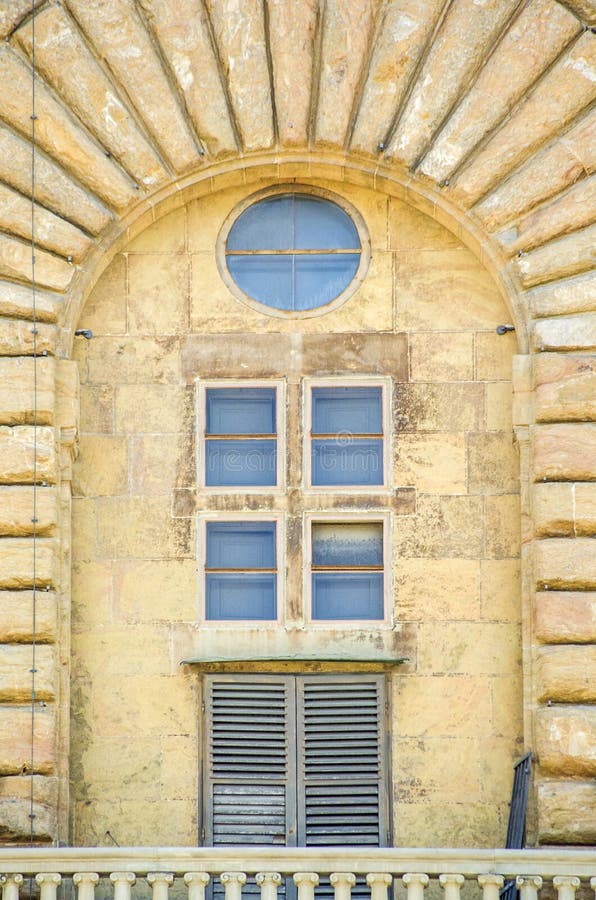 Ancient Window of Historic Building Stock Photo - Image of metal ...